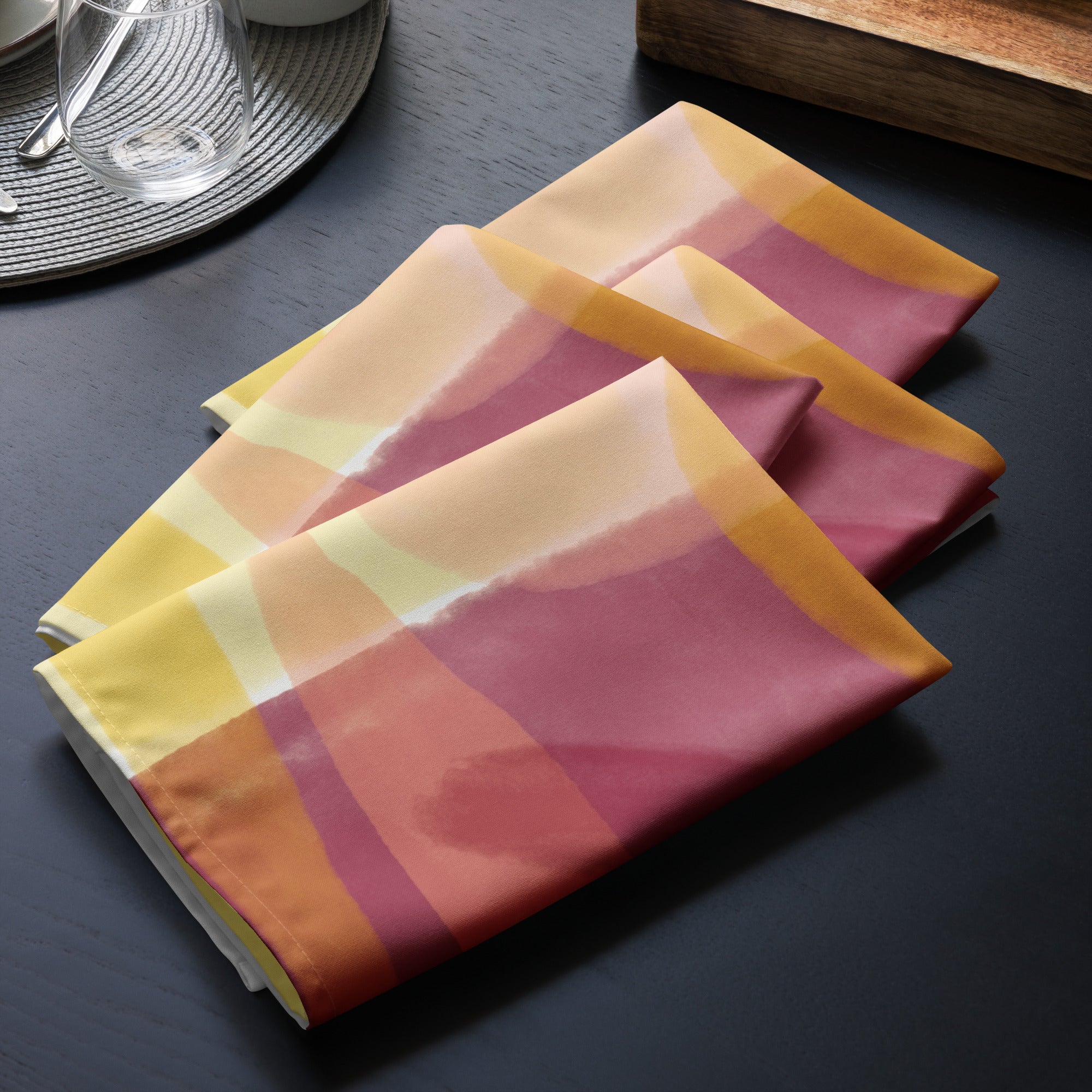 🍽️ Lot de 4 serviettes de table – Édition KevinStyleQc 🐷 – KevinstyleQc