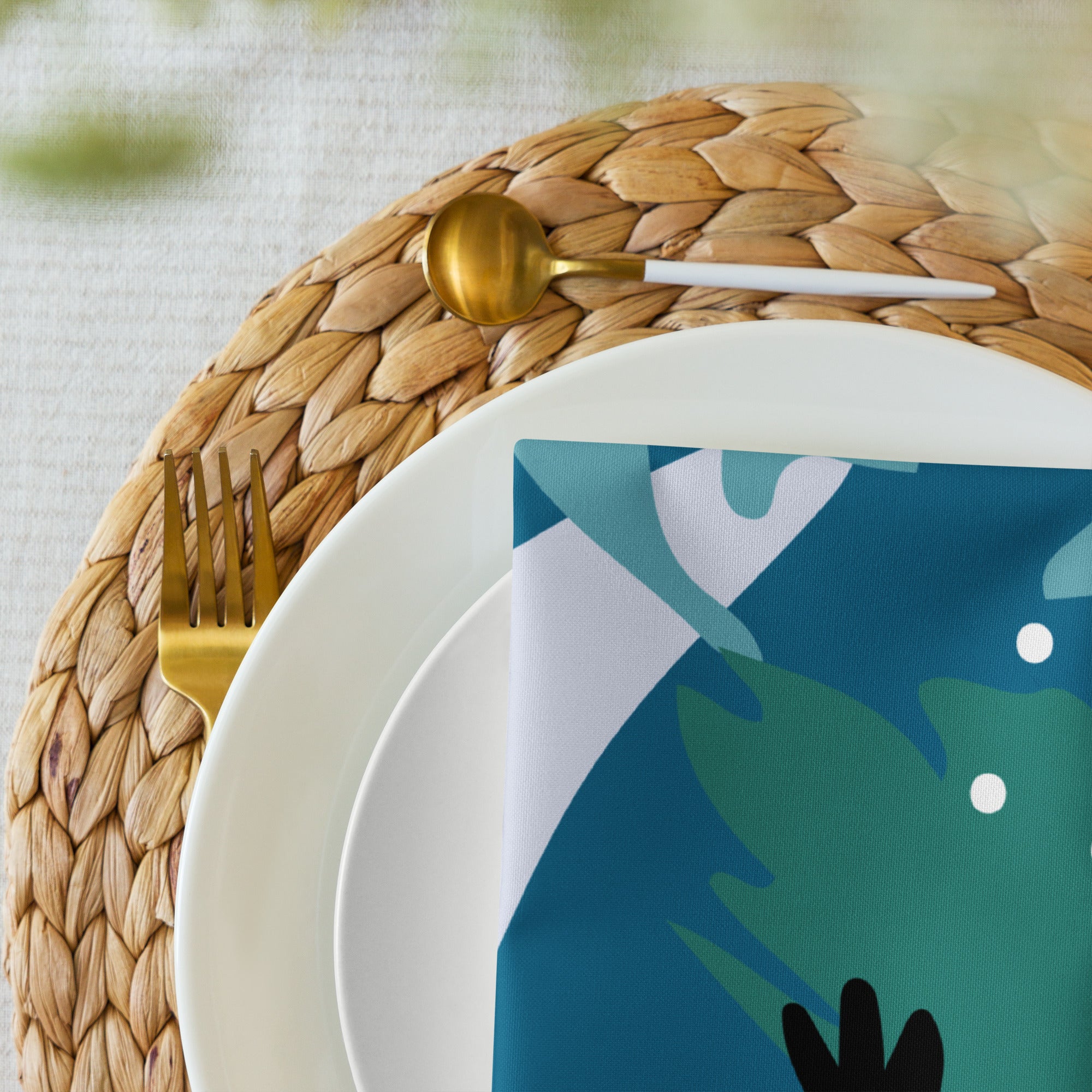 🍽️ Lot de 4 serviettes de table – Édition KevinStyleQc 🐷 – KevinstyleQc