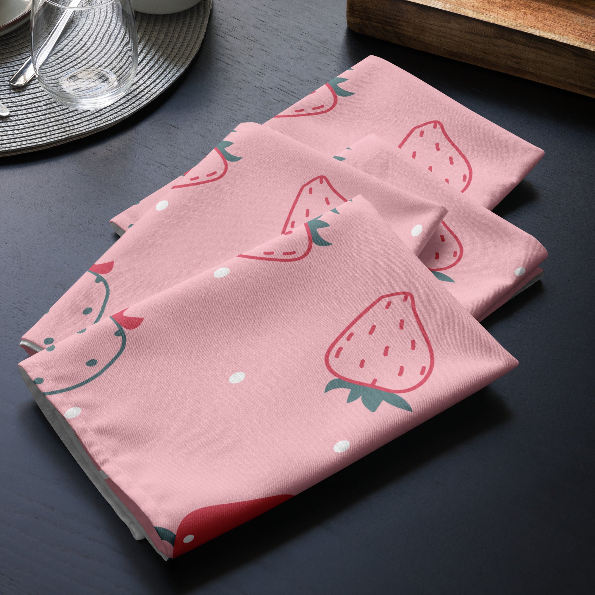 🍽️ Lot de 4 serviettes de table – Édition KevinStyleQc 🐷 – KevinstyleQc