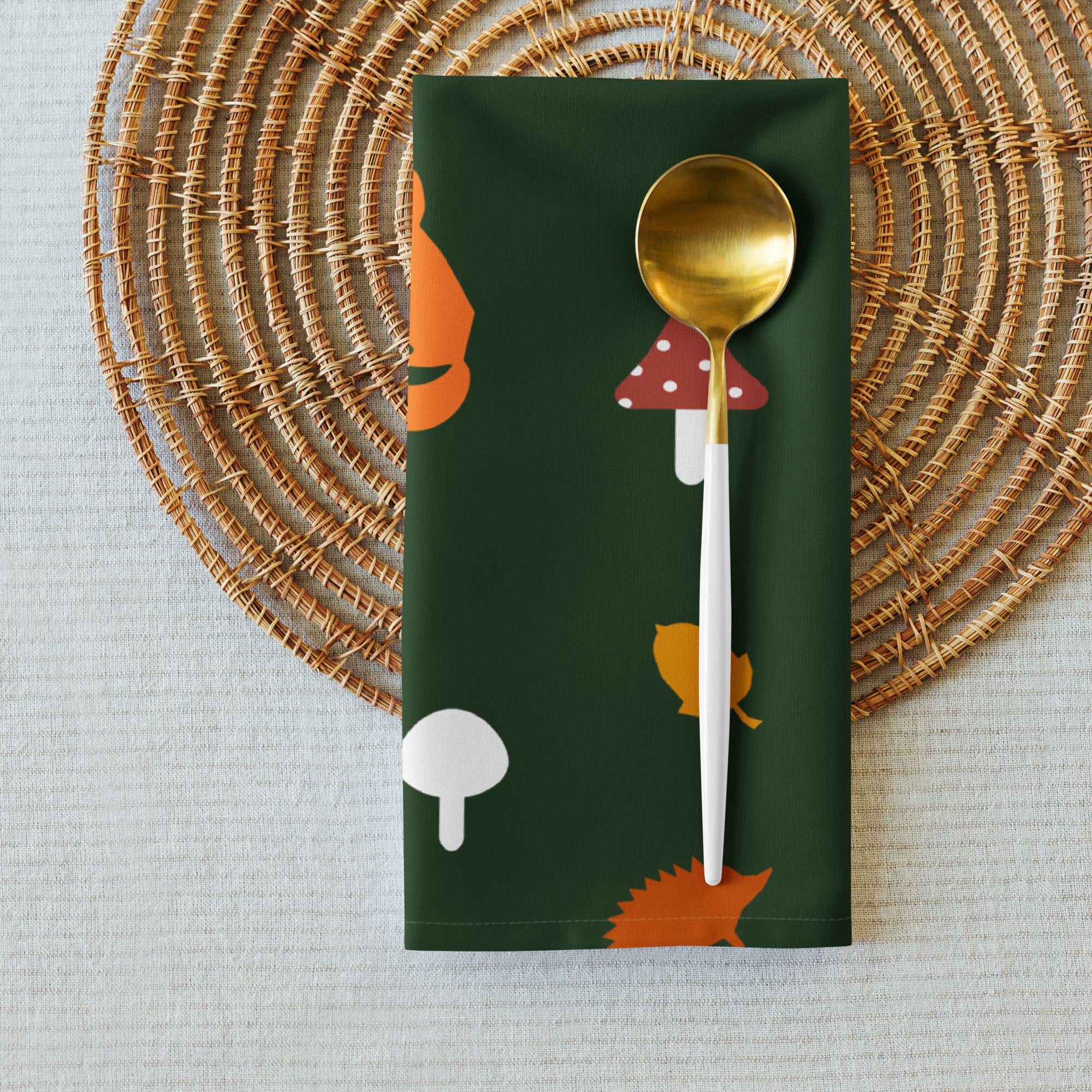 🍽️ Lot de 4 serviettes de table – Édition KevinStyleQc 🐷 – KevinstyleQc